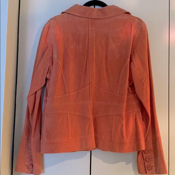 Wilsons Leather | Jackets & Coats | Coral Suede Tailored Jacket Brown ...